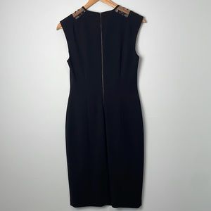 Judith & Charles | Dresses | Judith Charles Black Bodycon Midi Dress ...